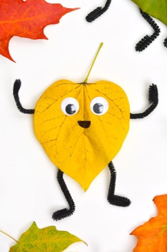 Fall Leaf People Craft | Autumn Leaves Art Project