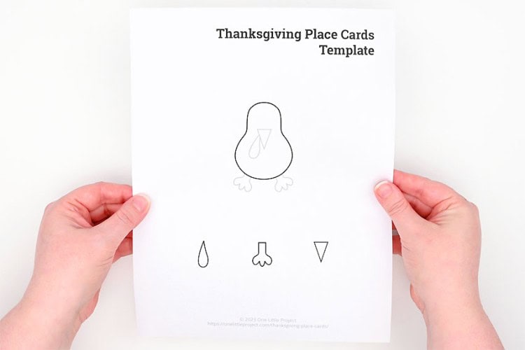 DIY Thanksgiving Place Cards | Turkey Place Card Holders