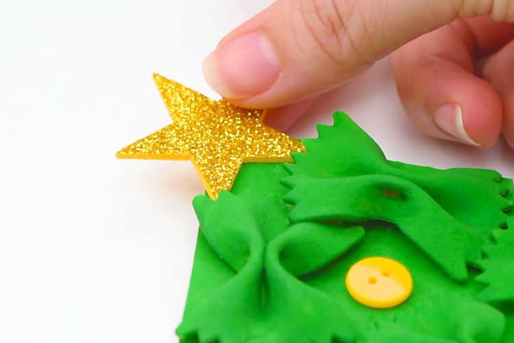 Bow Tie Pasta Ornaments | Noodle Christmas Tree Craft