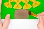 Bow Tie Pasta Ornaments | Noodle Christmas Tree Craft
