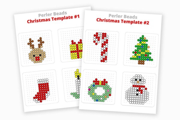 Christmas Perler Beads | FREE Christmas Perler Bead Patterns