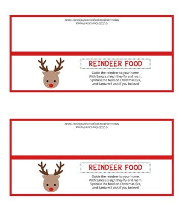 Reindeer Food | Magic Reindeer Food Recipe (Free Printable Labels!)