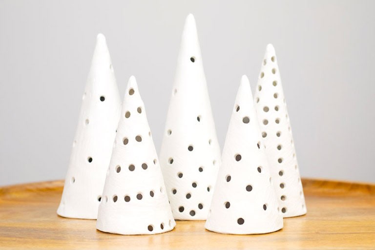 DIY Clay House | Air Dry Clay House Candle Holder