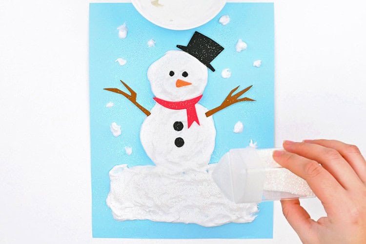 DIY Snow Paint | How to Make Puffy Snow Paint (So Fun!!)