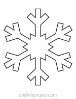 Snowflake Template | Free Printable Snowflake Outlines