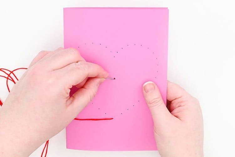 Heart String Art Cards | Easy String Art Heart Card for Valentine's Day