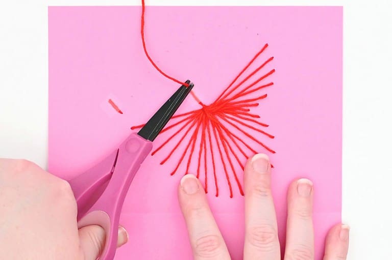 Heart String Art Cards | Easy String Art Heart Card for Valentine's Day