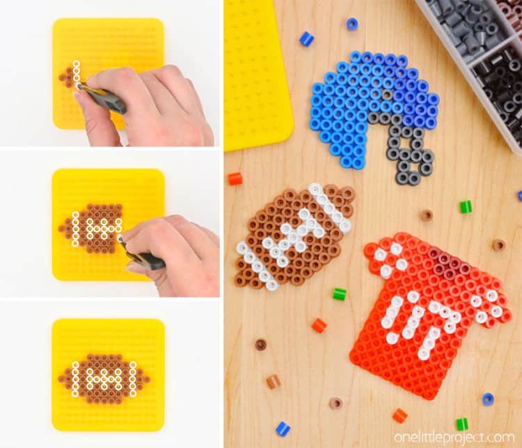 Football Perler Beads | Free Football Perler Bead Patterns