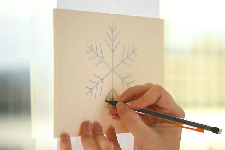Snowflake Salt Painting | Easy Salt Painted Snowflakes