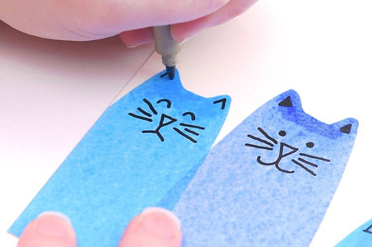 Cat Squeegee Painting | Easy Cat Scrape Painting