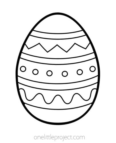 Easter Egg Template | Free, Printable Easter Egg Outlines