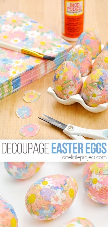 Decoupage Easter Eggs | How to Decoupage Eggs with Napkins