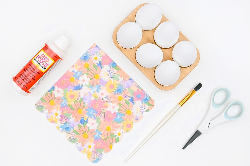Decoupage Easter Eggs | How to Decoupage Eggs with Napkins