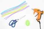 Wrapped Pipe Cleaner Easter Eggs | Fuzzy Easter Eggs Craft