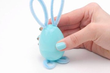 Plastic Egg Bunnies | Plastic Easter Egg Bunny Craft