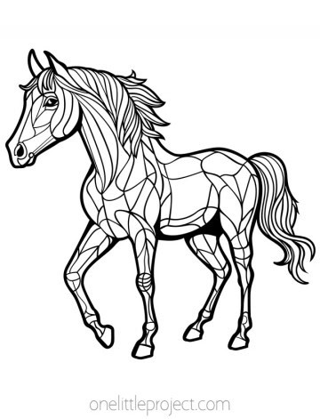 Horse Coloring Pages | FREE Printable Horse Coloring Sheets