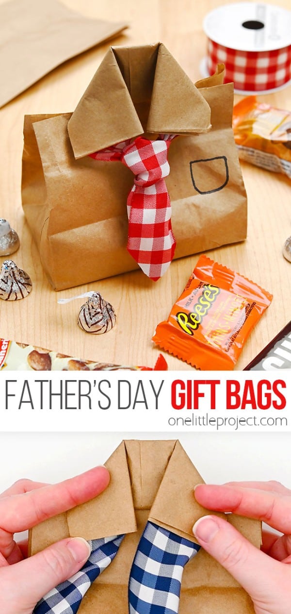 DIY Father's Day Gift Bags | Easy Father's Day Paper Bag Craft