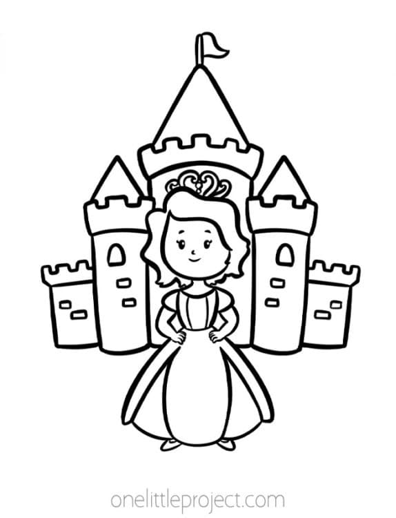 Princess Coloring Pages | Free, Printable Princess Coloring Sheets