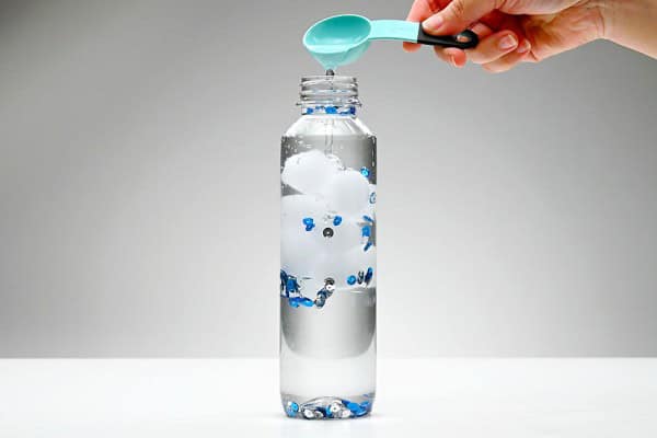 Weather Sensory Bottles | DIY Sun, Cloudy, and Rain Sensory Bottles