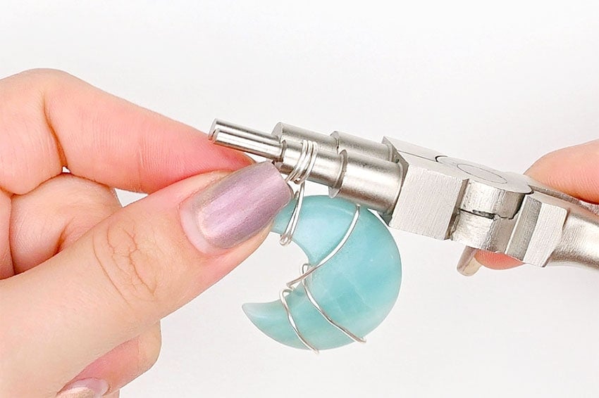 DIY Wire Wrapped Pendant | Wire Wrap Pendant Necklace Tutorial