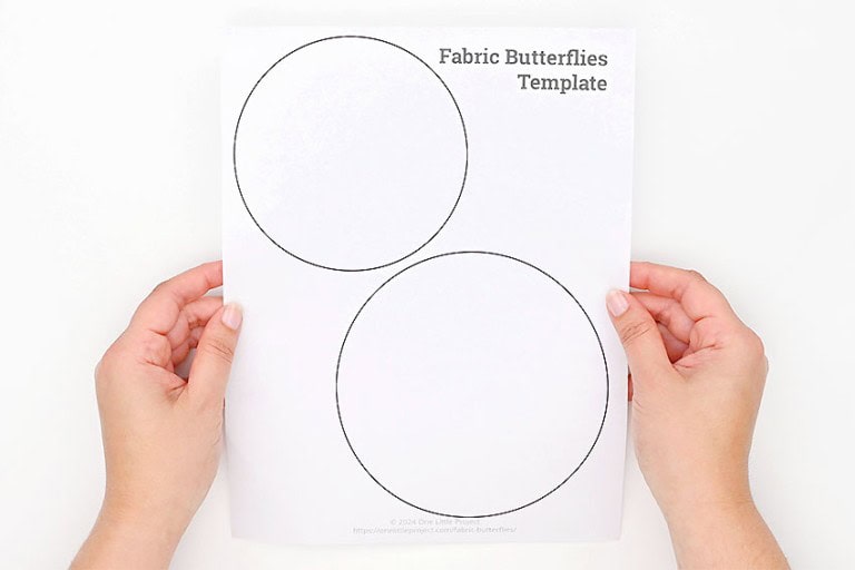 DIY Fabric Butterflies | How to Make a Fabric Butterfly (Free Pattern!)