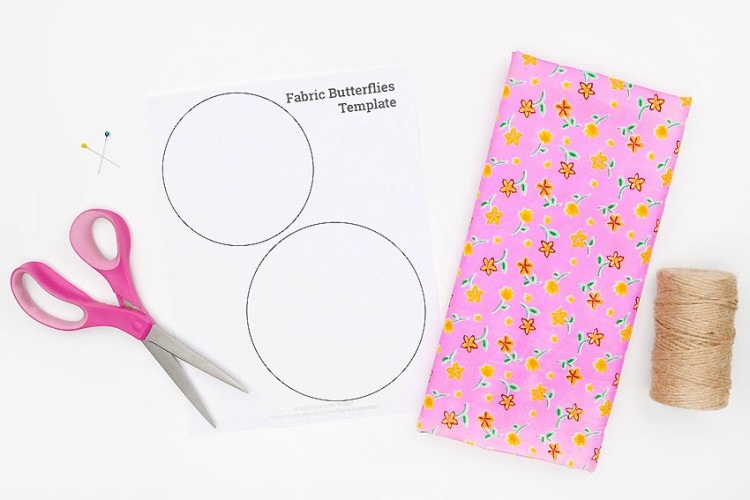 DIY Fabric Butterflies | How to Make a Fabric Butterfly (Free Pattern!)