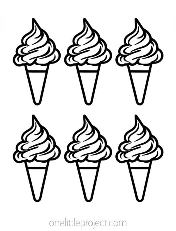 Ice Cream Coloring Pages | Free, Printable Ice Cream Coloring Sheets