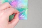 Tissue Paper Art | Easy Bleeding Tissue Paper Painting