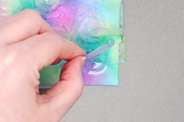 Tissue Paper Art | Easy Bleeding Tissue Paper Painting