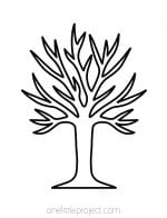 Tree Outline | Free, Printable Tree Template Shapes