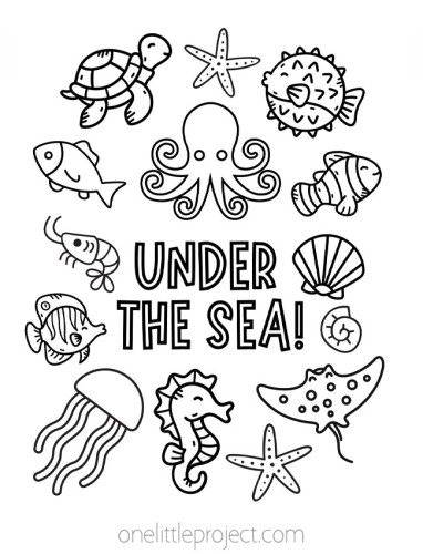 Fish Coloring Pages | Free, Printable Fish Coloring Sheets