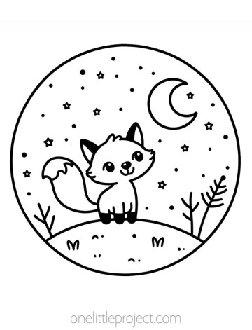 Fox Coloring Pages | Free, Printable Fox Coloring Sheets