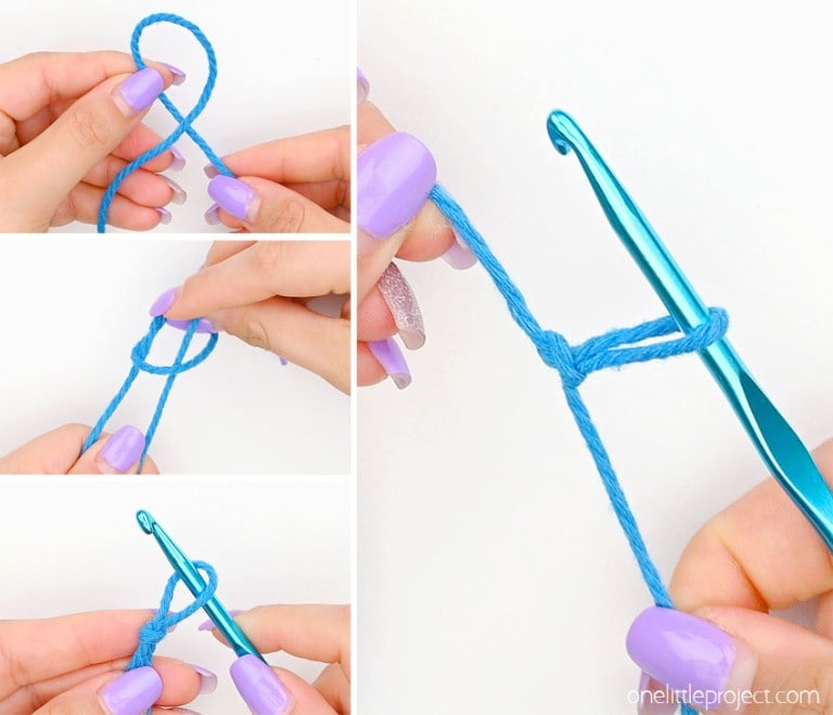 How to Tie a Slip Knot | Easy Slip Knot for Crochet and Knitting