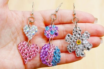 Rhinestone Christmas Ornaments | DIY Rhinestone Ornaments