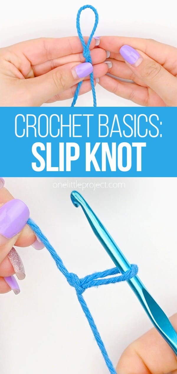 How to Tie a Slip Knot | Easy Slip Knot for Crochet and Knitting