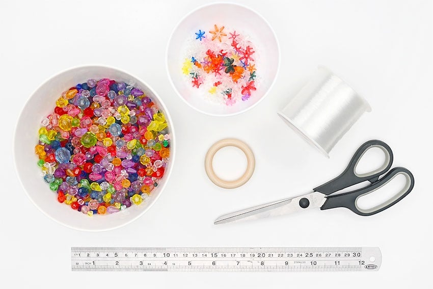 DIY Beaded Plant Hanger and Lantern