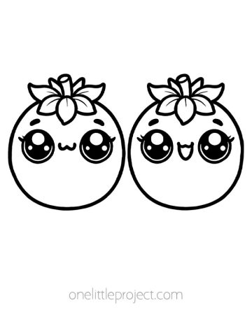 Food Coloring Pages | Free, Printable Food Coloring Sheets