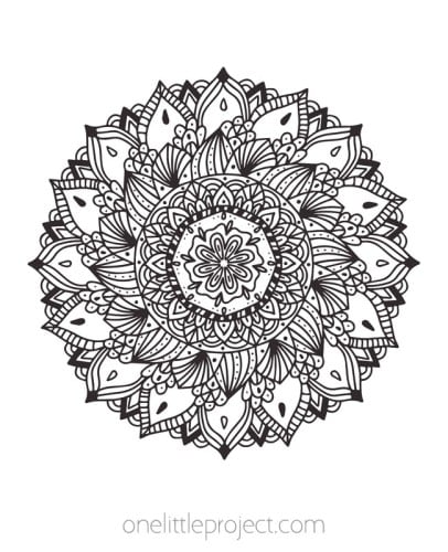 Mandala Coloring Pages | Free, Printable Mandala Coloring Sheets