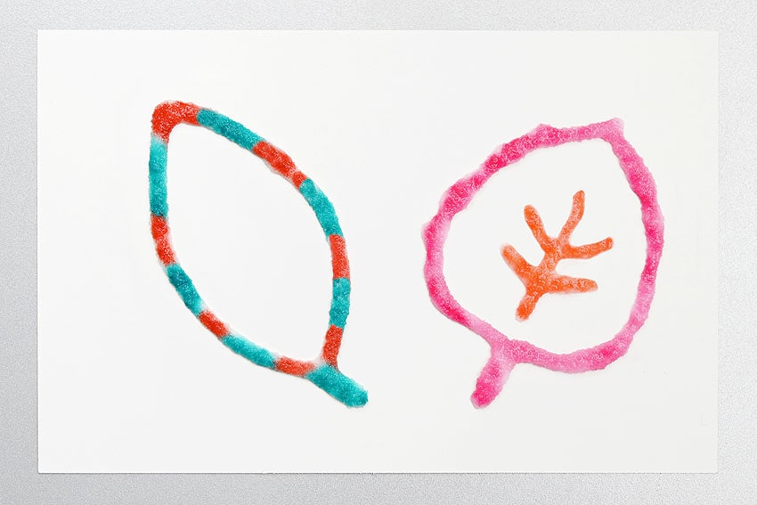 Leaf Salt Painting | Easy Fall Leaves Salt Painting for Kids
