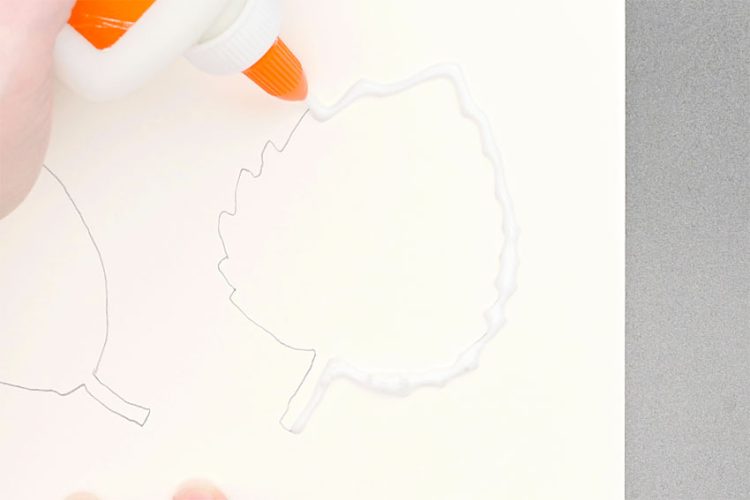 Leaf Salt Painting | Easy Fall Leaves Salt Painting for Kids