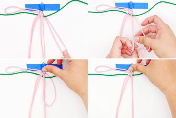 Macrame Flower Keychain | Easy Daisy Macrame Keychain Pattern