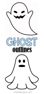 Ghost Outline | Free, Printable Ghost Template