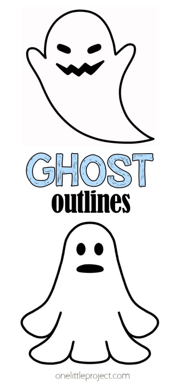 Ghost Outline | Free, Printable Ghost Template