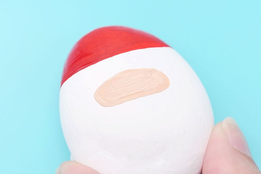 Santa Painted Rocks | Easy Santa Claus Stone Painting