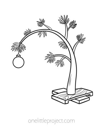 Christmas Tree Coloring Pages | Free Christmas Coloring Sheets