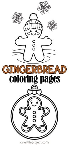 Gingerbread Coloring Pages | Free Gingerbread Coloring Sheets