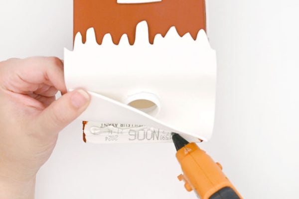 Milk Carton Gingerbread House | Upcycled Christmas Village Craft