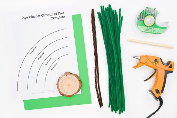Pipe Cleaner Christmas Tree | Easy Pipe Cleaner Tree Craft