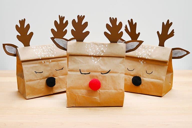 Egg Carton Reindeer - Easy Christmas Craft for Kids
