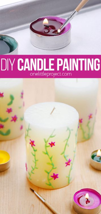 Candle Painting | Fun Candle Painting Ideas